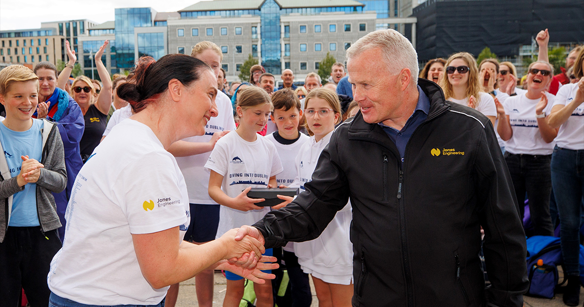 Jones Engineering Dublin City Liffey Swim - Jones Engineering Group
